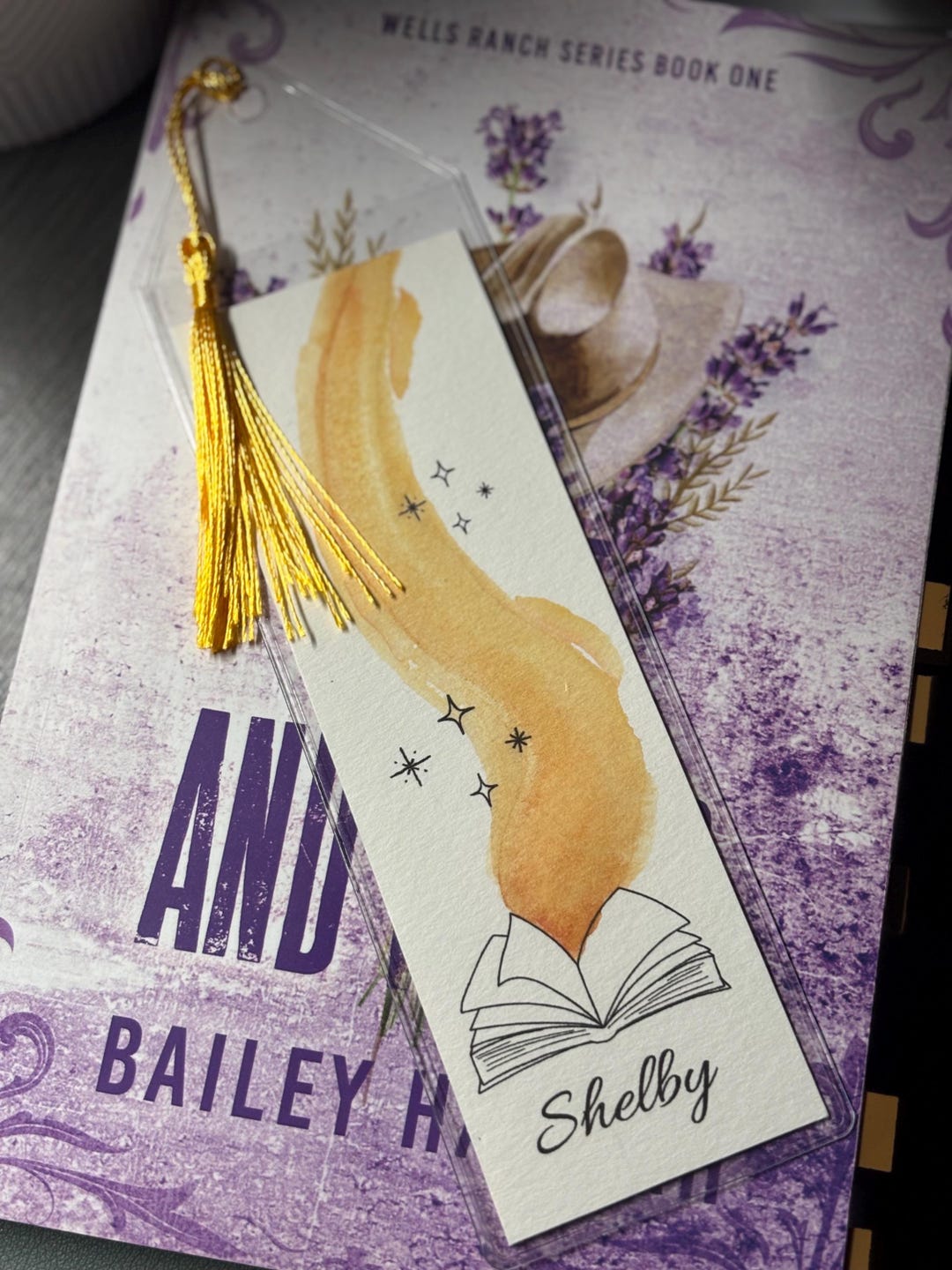 Personalized Watercolor Bookmark - Etsy