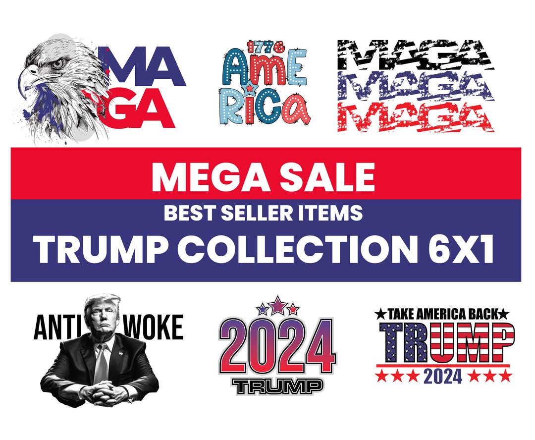 Mega Sale* MAGA, Trump Collection Png, Patriotic USA Digital Art, Men's ...