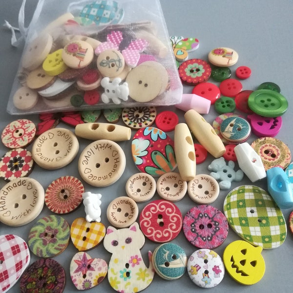 Mixed Buttons - Etsy