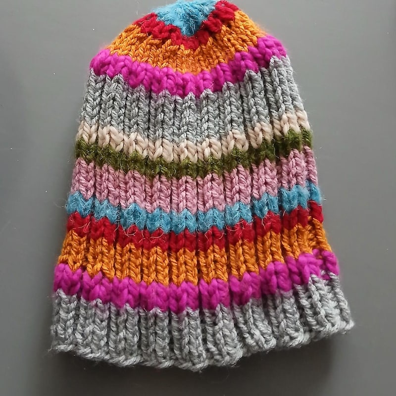 Adult Strip Hat - Etsy UK