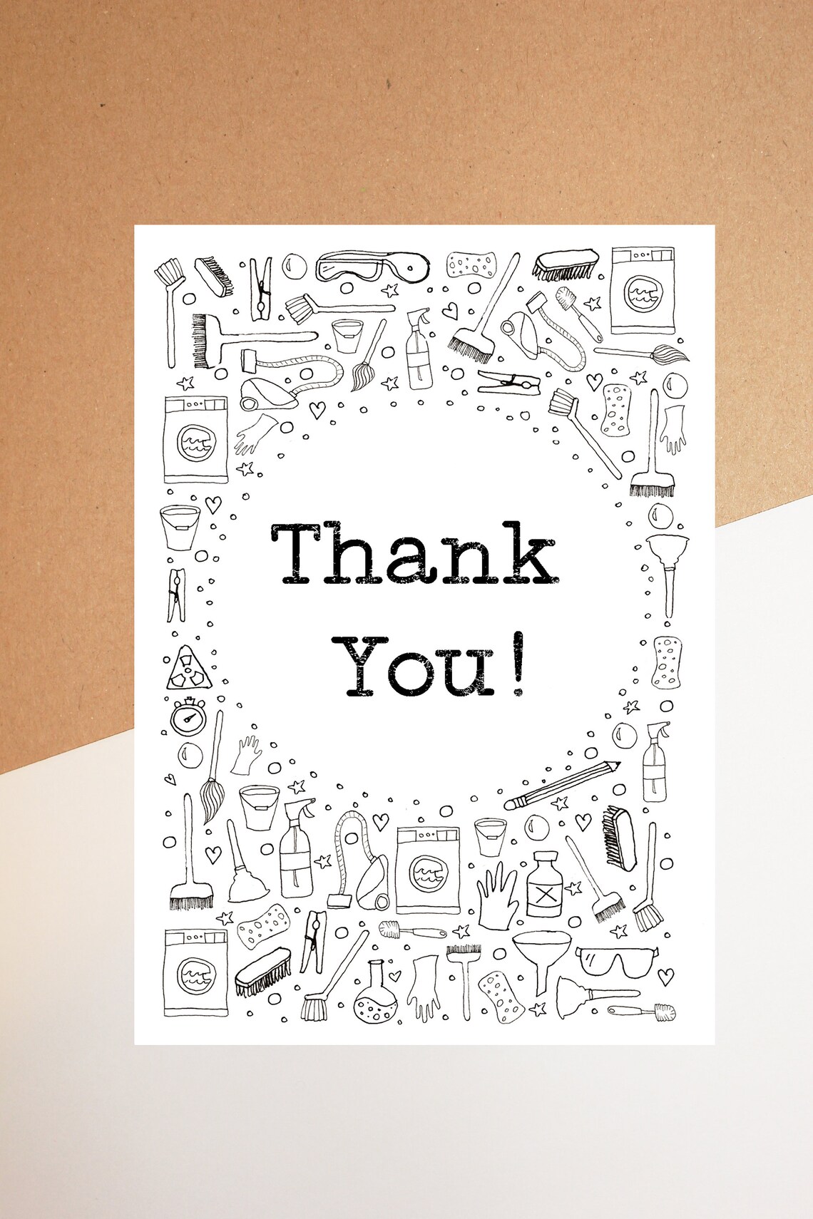 Personalisable Cleaner Thank You - Etsy UK