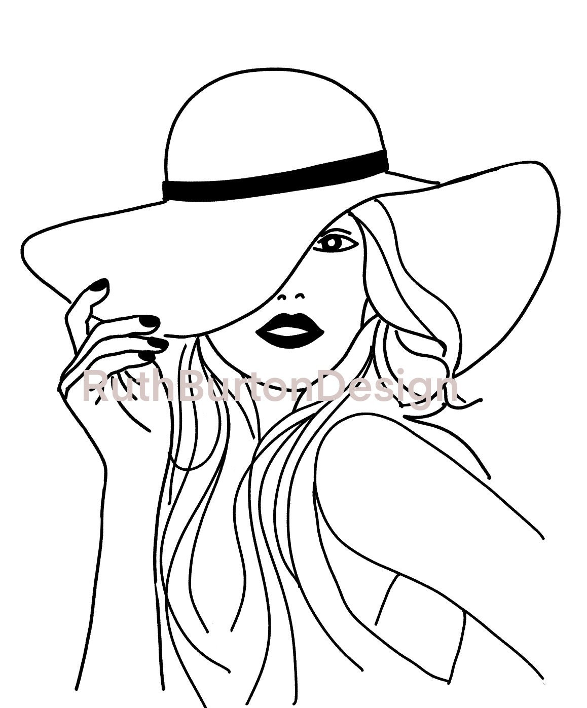 Line Drawing SVG File Cricut JPG File - Etsy