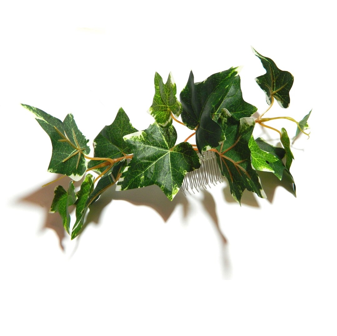 Ivy Hair Comb, Greenery Wedding Fascinator, Fairy Leaf Hair Vine - Etsy