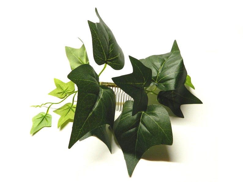 Greenery Wedding Fascinator Ivy Hair Comb Gothic Hedera - Etsy