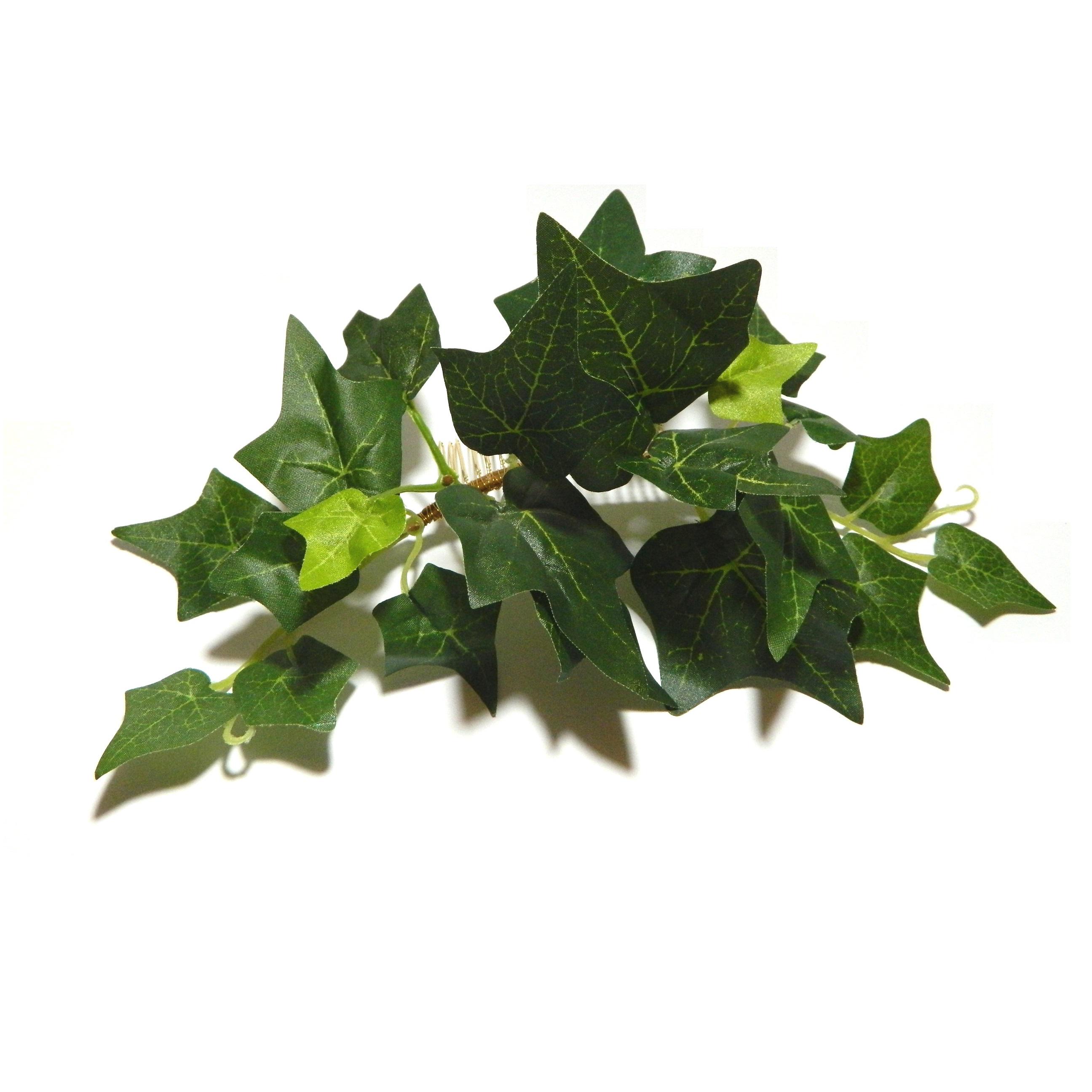 Mini Ivy Hair Comb: Greenery Wedding Fascinator, Fairy Leaf Hair Vine ...