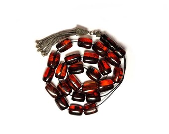 Amber Worry Beads - Etsy