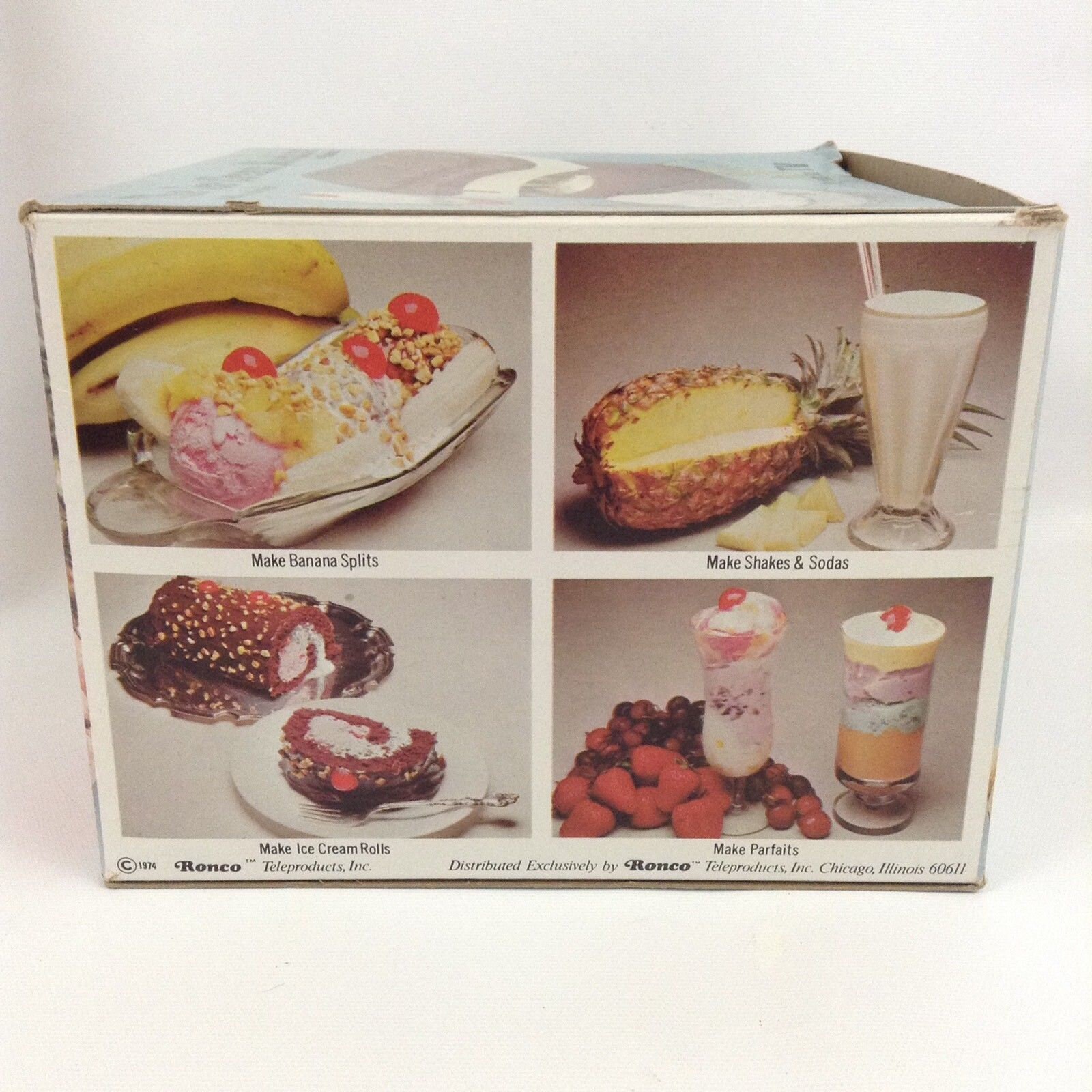 Vintage the Ice Cream Machine by Ronco 1974 as Seen on TV | Etsy