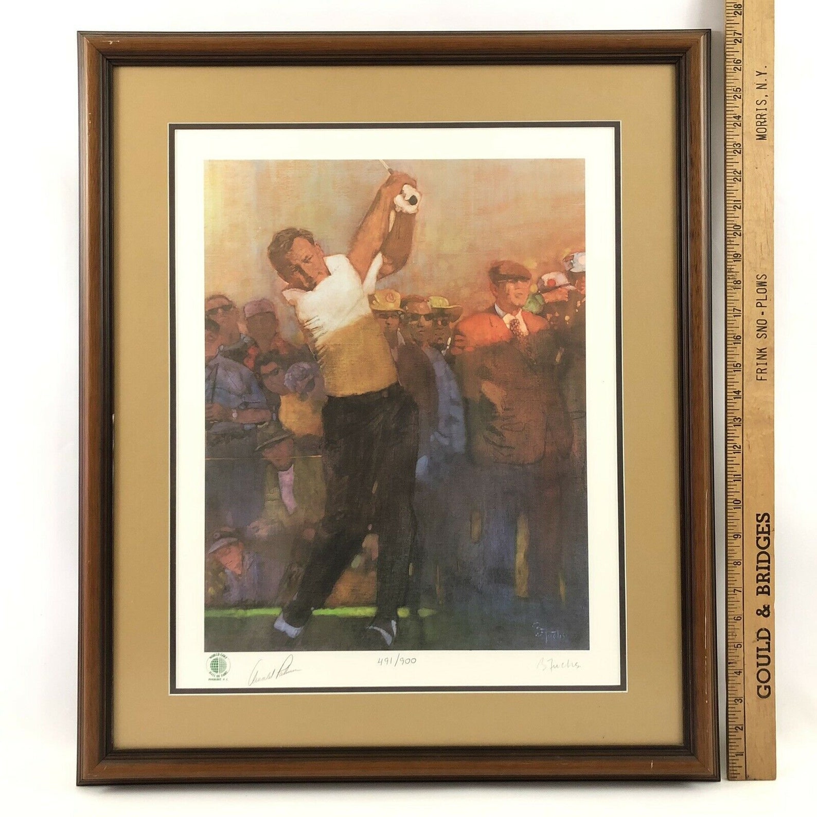 Bernie Fuchs World Golf Hall of Fame Print Arnold Palmer Both | Etsy