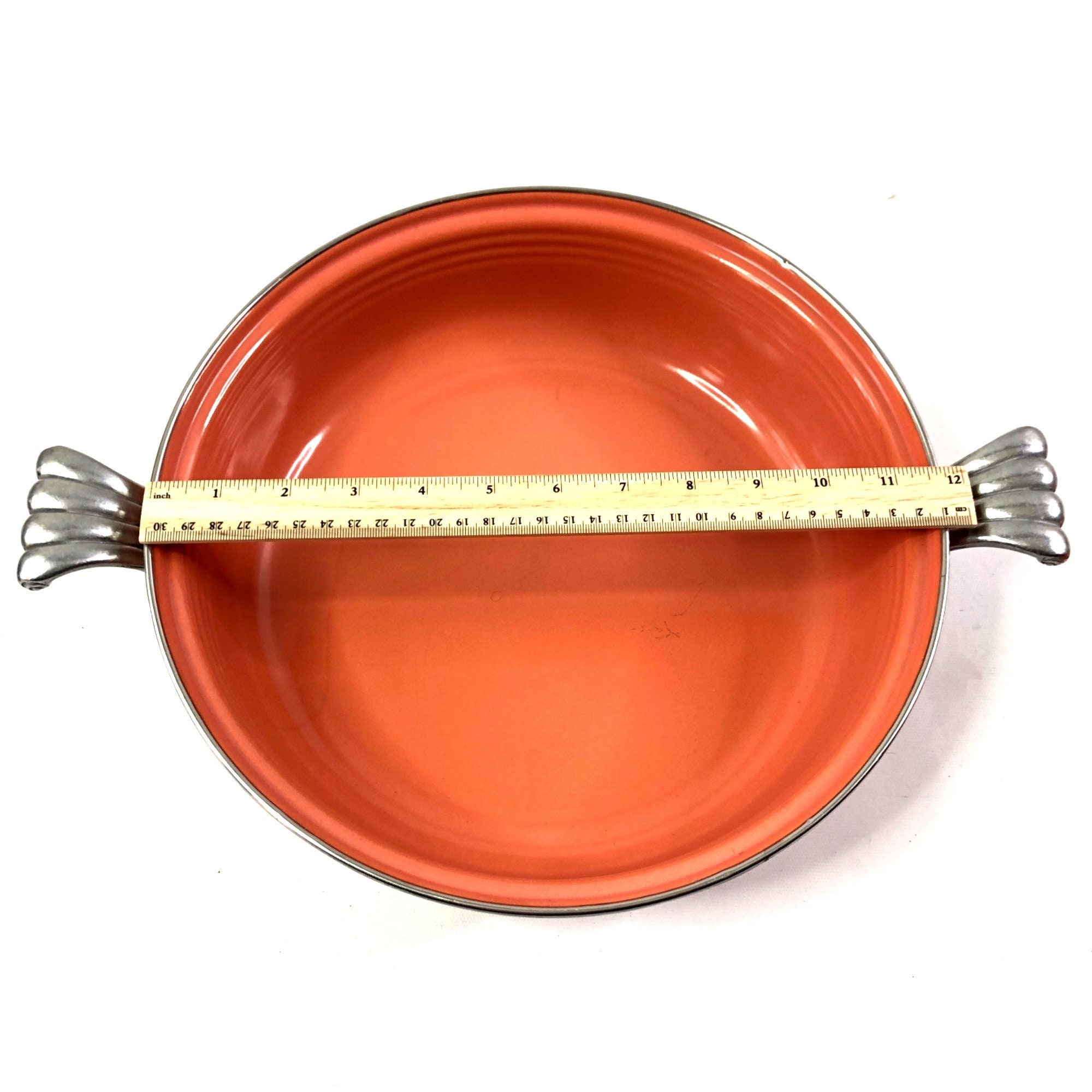 Fiesta Fiestaware Persimmon 4 Quart Enamel Steel Covered | Etsy