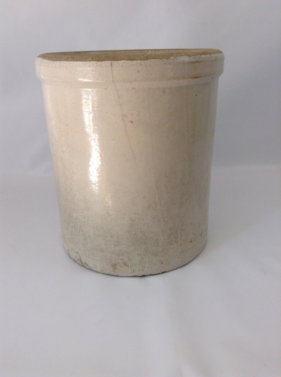 Vintage JA Bauer Pottery Stoneware 6 Gallon Crock - Etsy