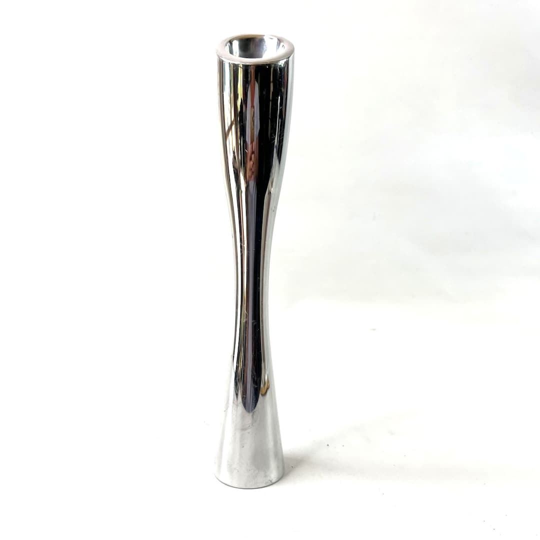 Nambe Studio 1994 Bud Vase Aluminum Alloy Signed Karim 75 11.5 - Etsy