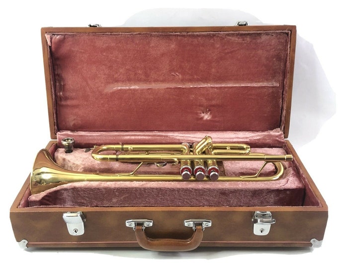 Lark M4015 Trumpet With Mouthpiece and Hard Case - Etsy