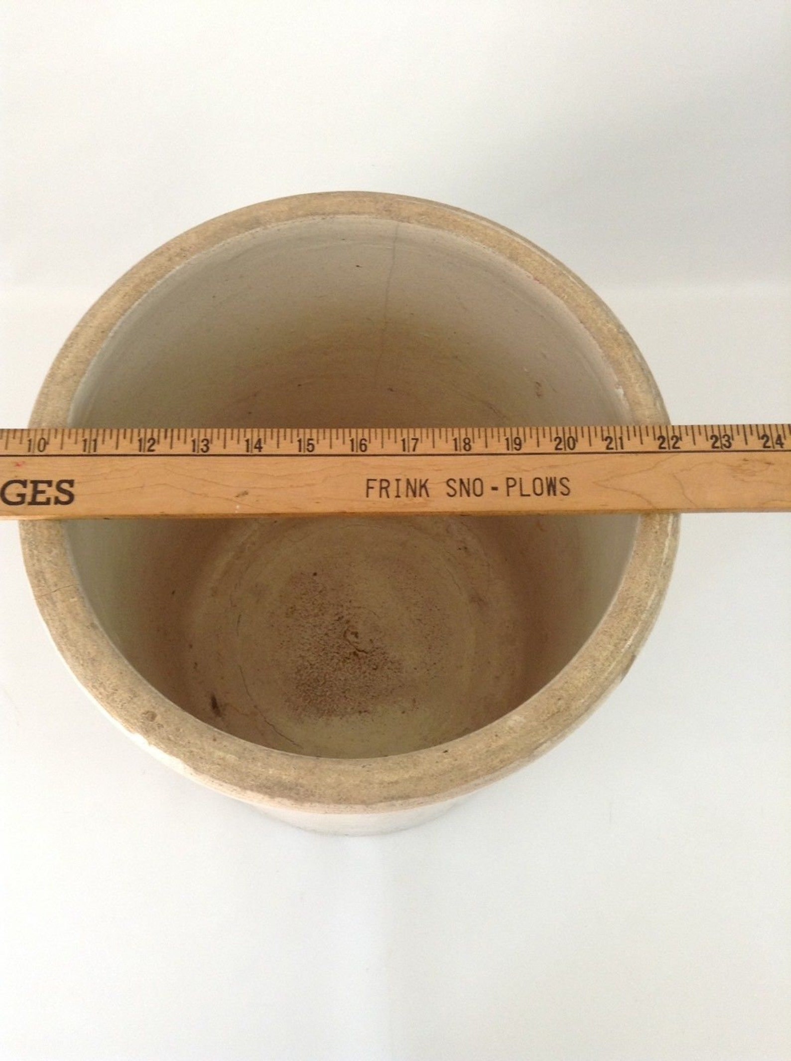 Vintage JA Bauer Pottery Stoneware 6 Gallon Crock - Etsy