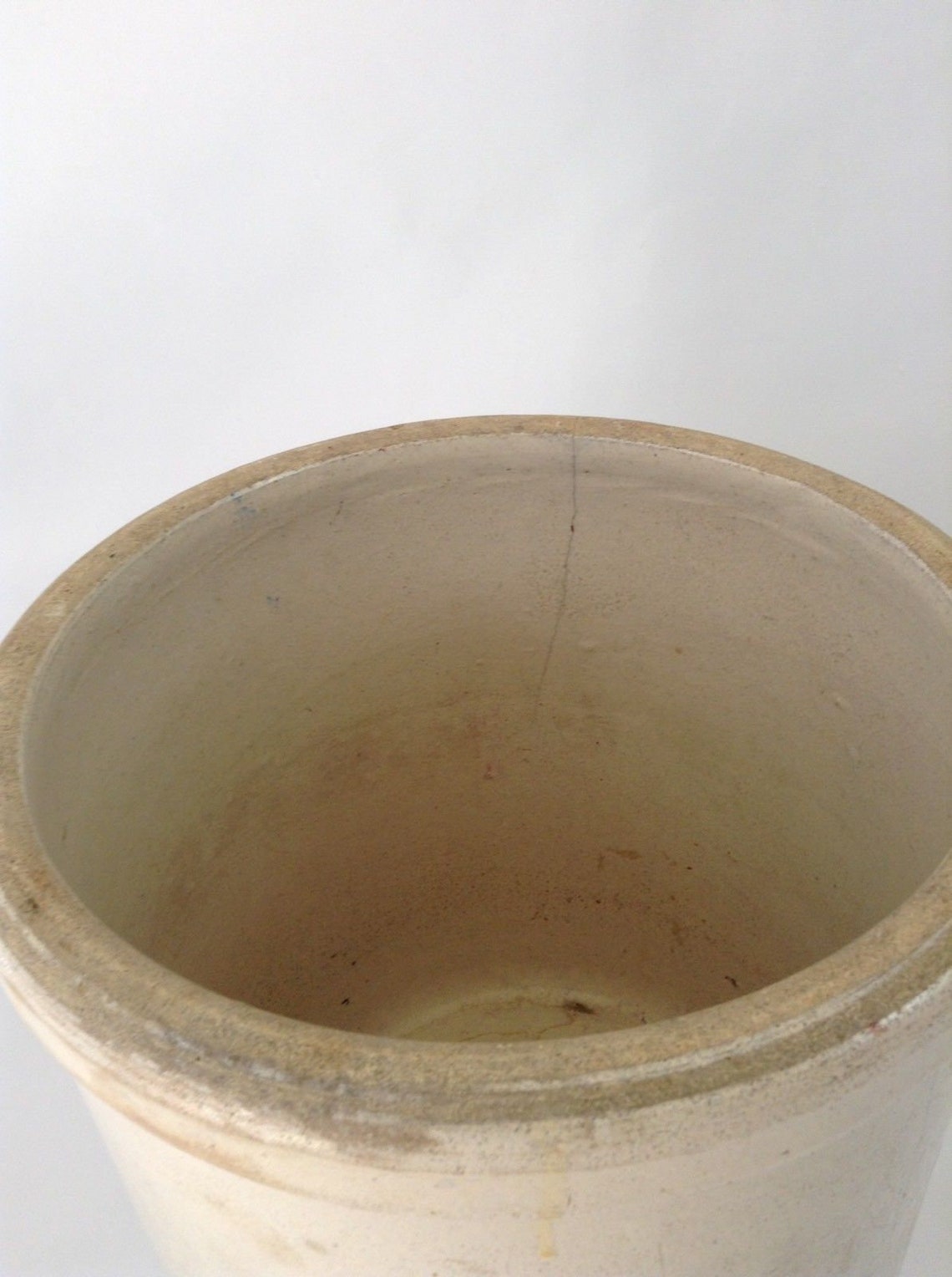 Vintage JA Bauer Pottery Stoneware 6 Gallon Crock - Etsy