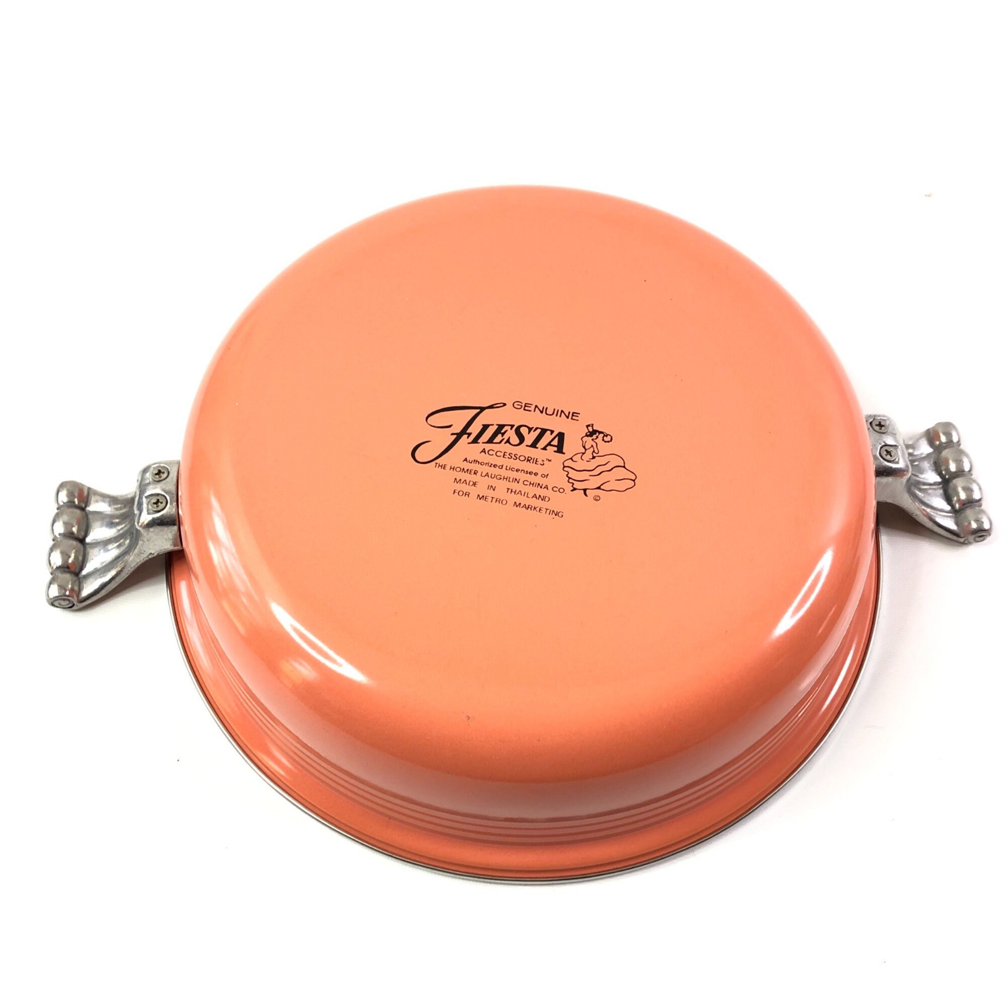 Fiesta Fiestaware Persimmon 4 Quart Enamel Steel Covered | Etsy