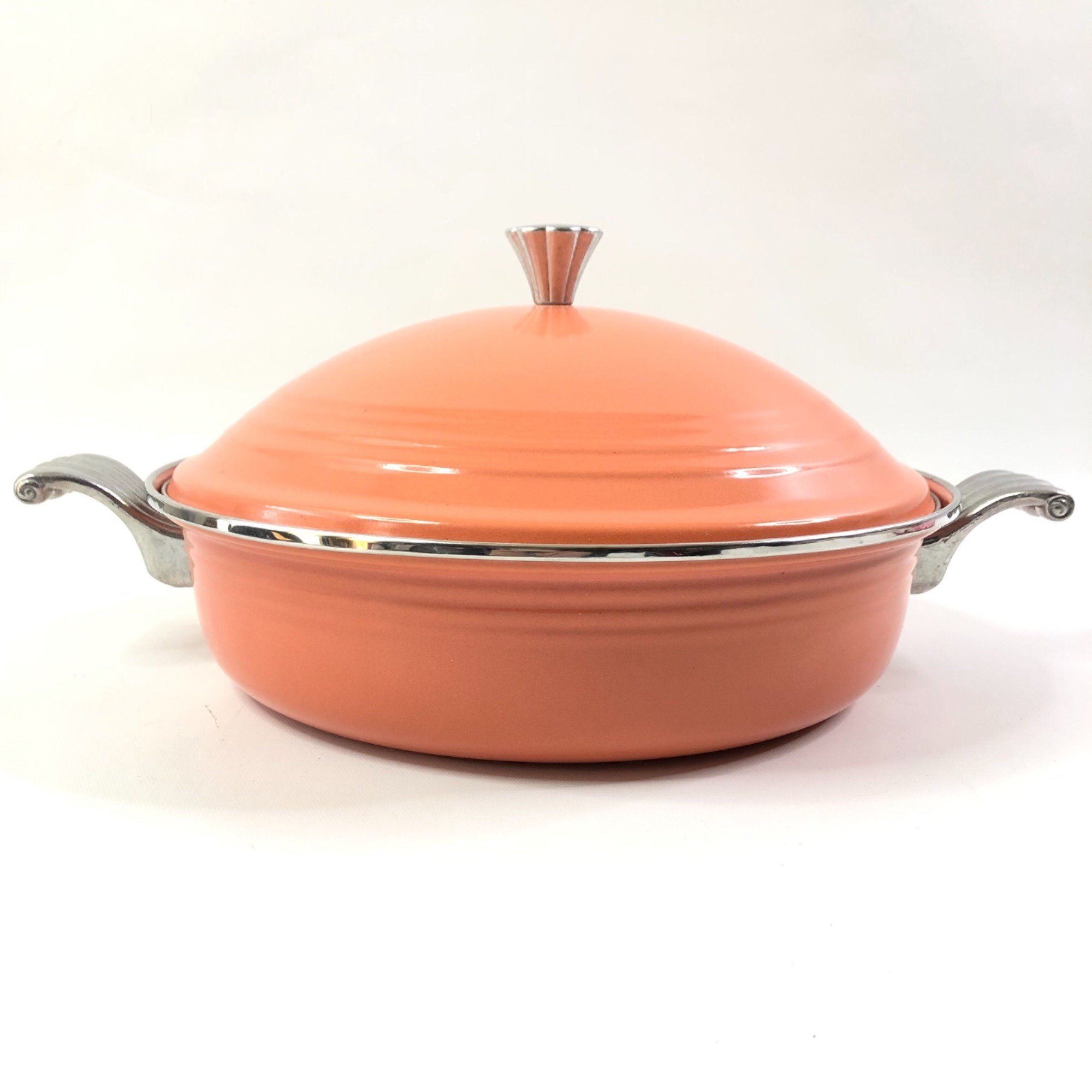 Fiesta Fiestaware Persimmon 4 Quart Enamel Steel Covered | Etsy