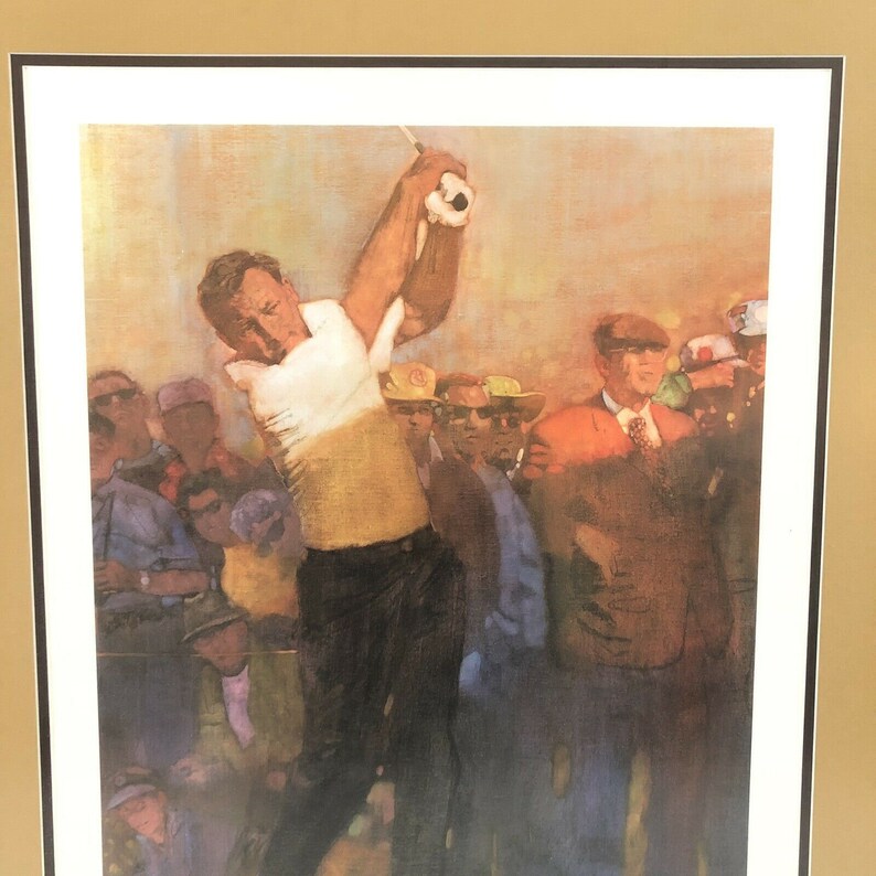 Bernie Fuchs World Golf Hall of Fame Print Arnold Palmer Both | Etsy