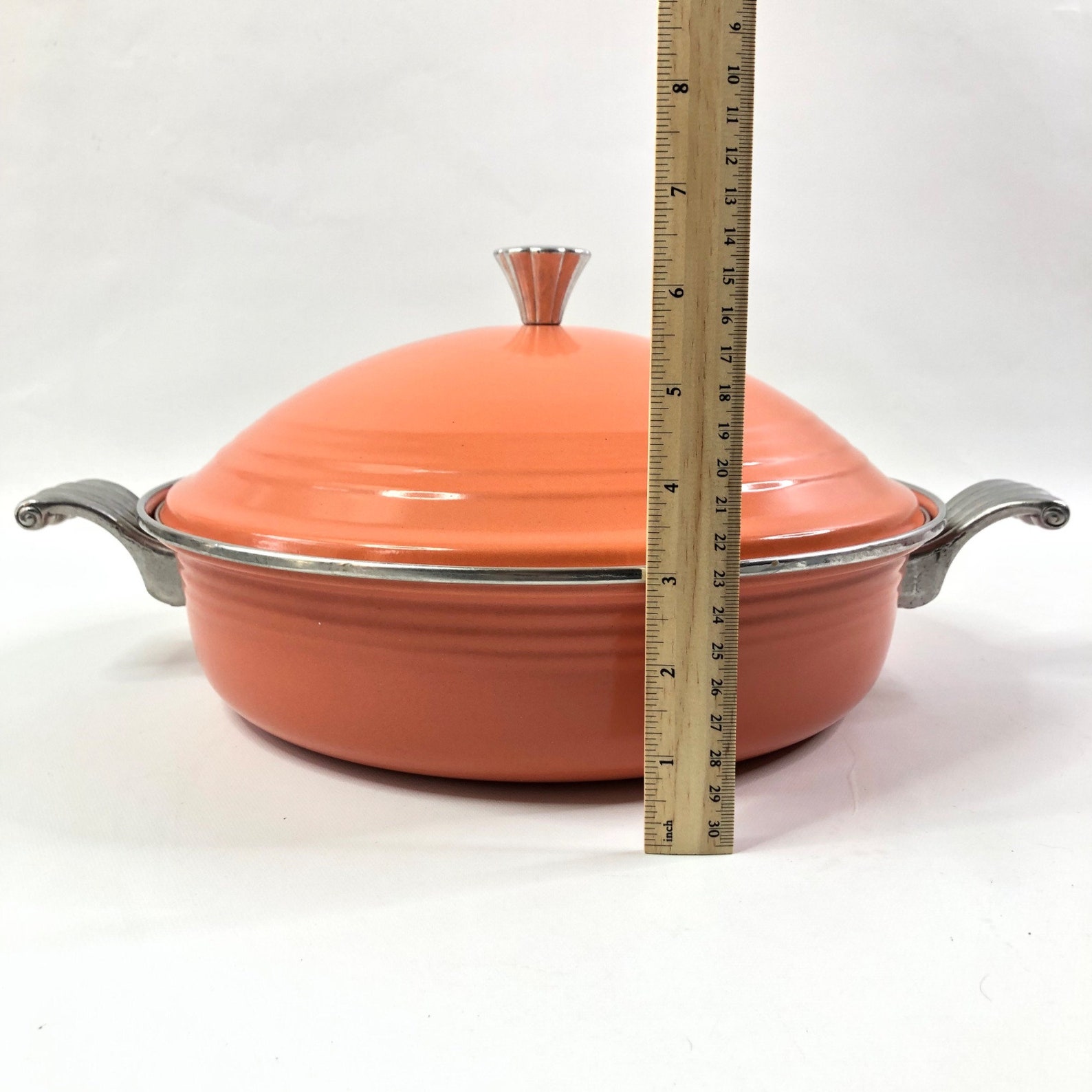 Fiesta Fiestaware Persimmon 4 Quart Enamel Steel Covered | Etsy