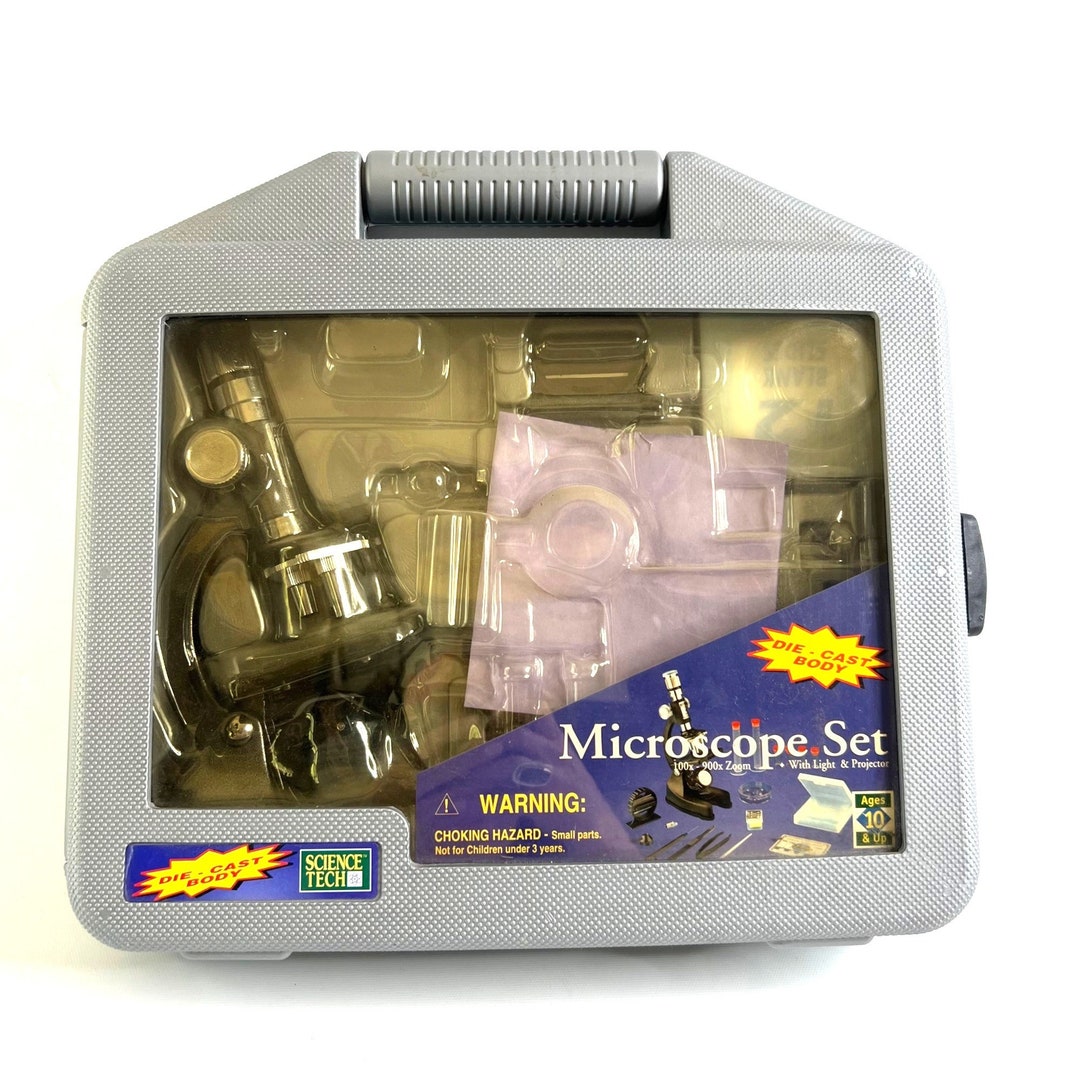 Science Tech 9 Microscope Set Ages 10 & up Science - Etsy