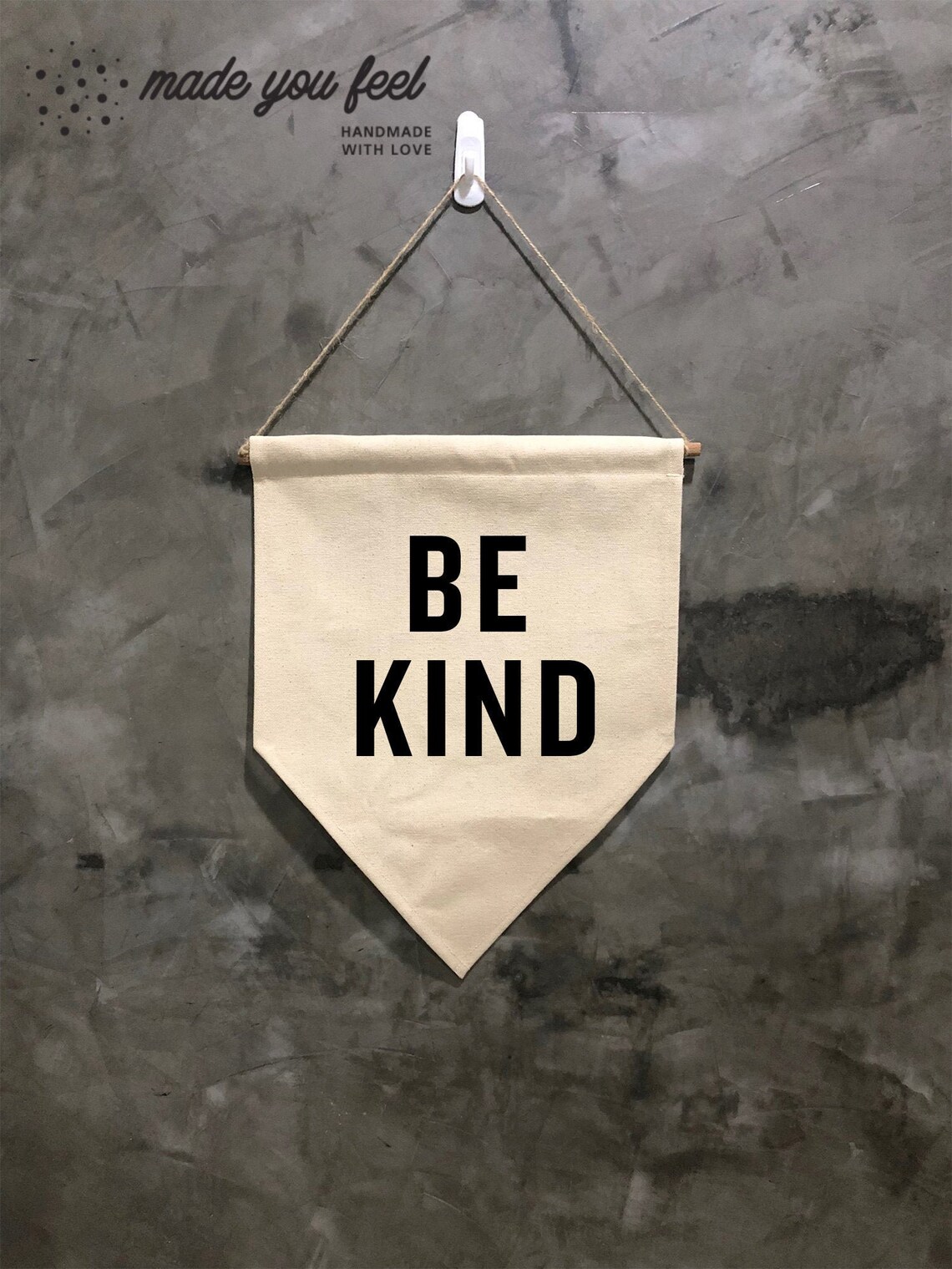 BE KIND Banner Hanging Ready to use Banner / affirmation | Etsy