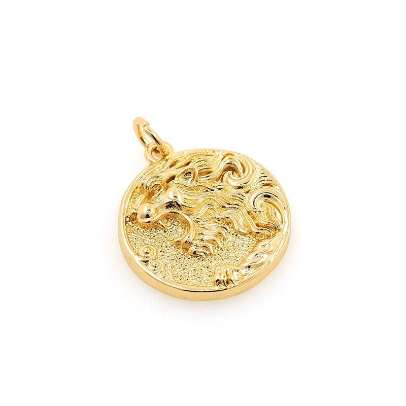 Lion Pendant Roaring - Etsy UK