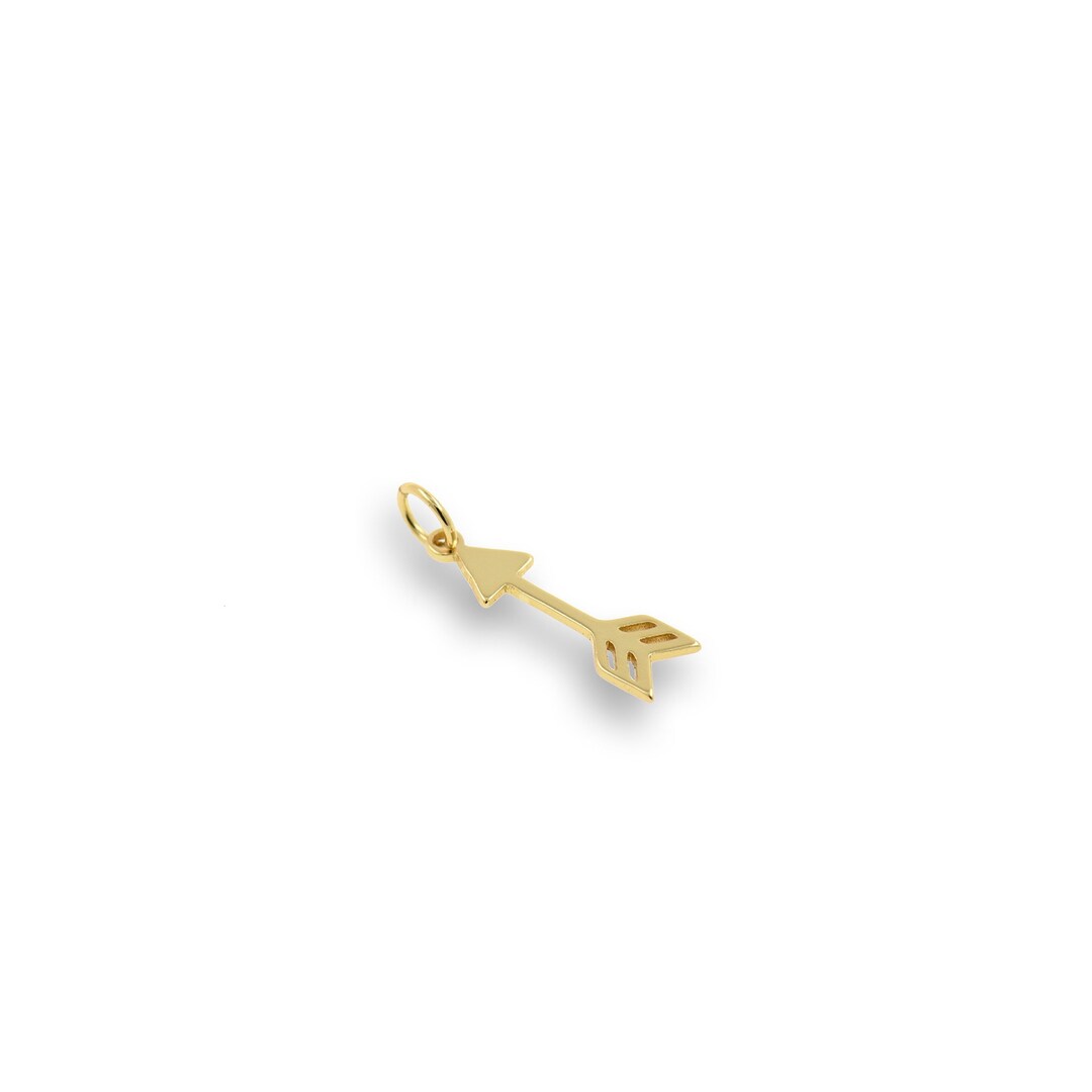 Arrow Pendant, 18K Gold Filled Arrow Jewelry, Arrow Pendant, Gold Arrow ...