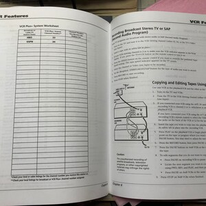 Vintage 2001 RCA VCR User's Guide Manual Instruction - Etsy