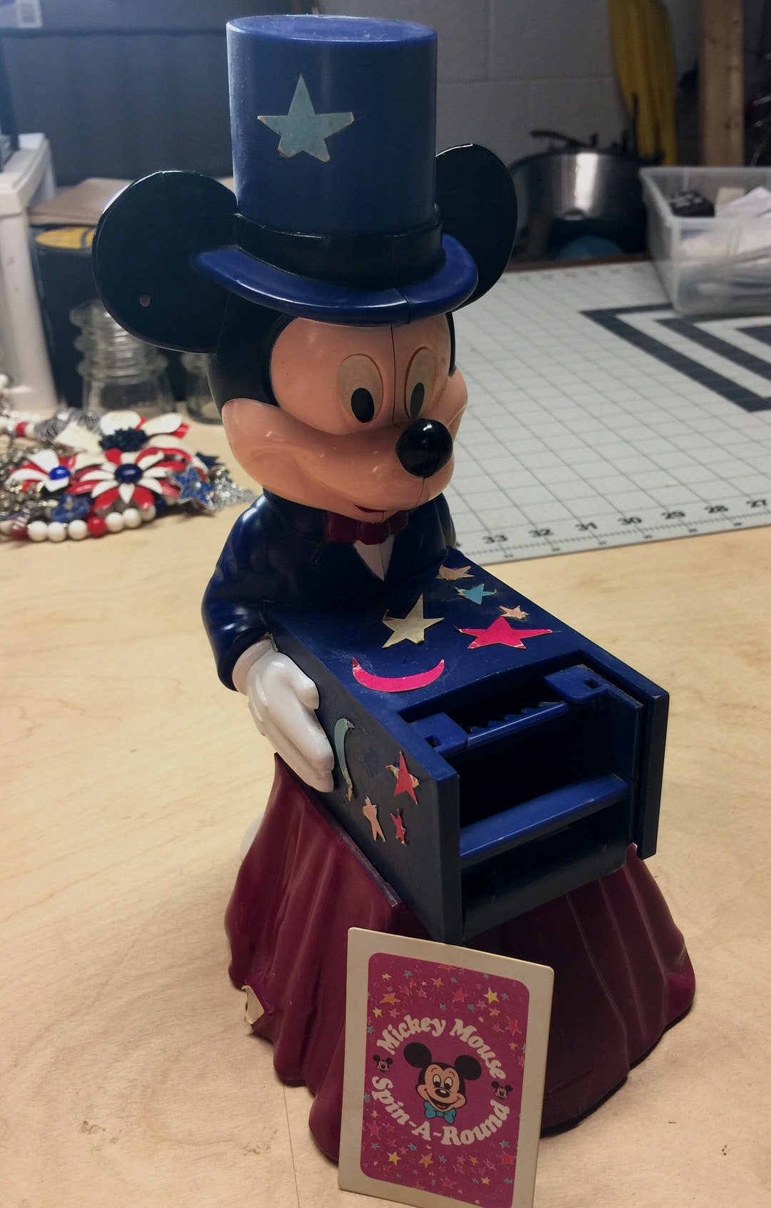 Vintage 1980s DISNEY Mickey Mouse Spin Around Game MICKEY ONLY - Etsy