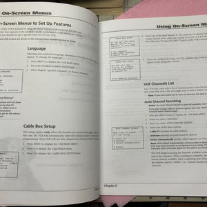 Vintage 2001 RCA VCR User's Guide Manual Instruction - Etsy