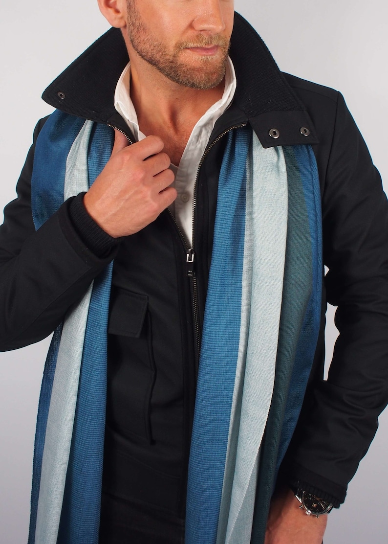 Silk & Wool Scarves for Men Made in Italy - Etsy
