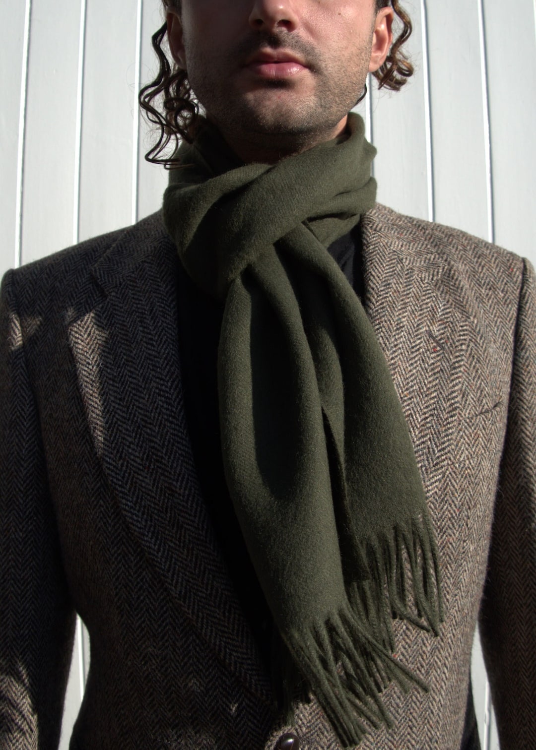 Alpaca Wool Scarves for Men - Etsy