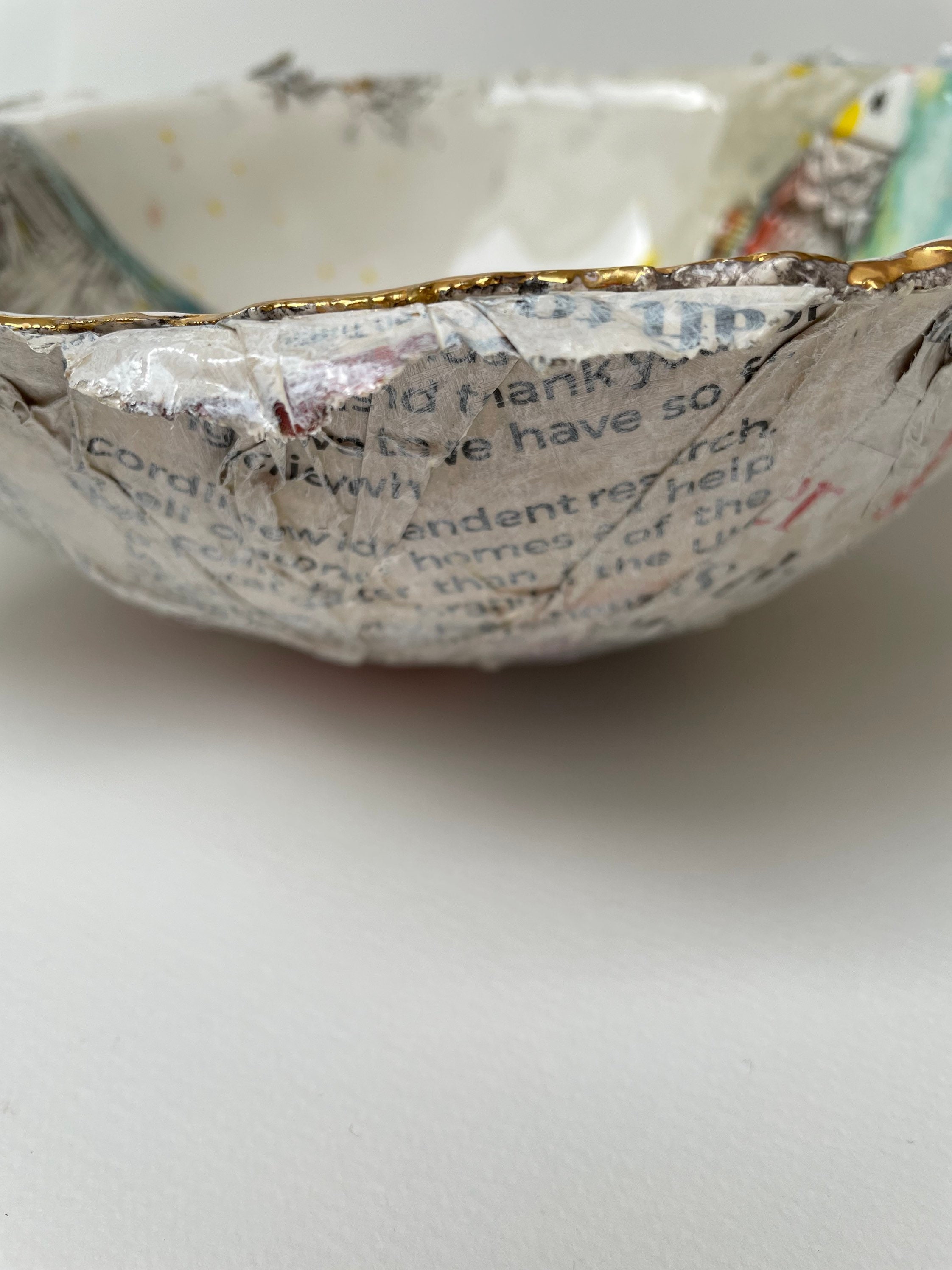 A Porcelain Bowl Hand Painted With Fish - Etsy