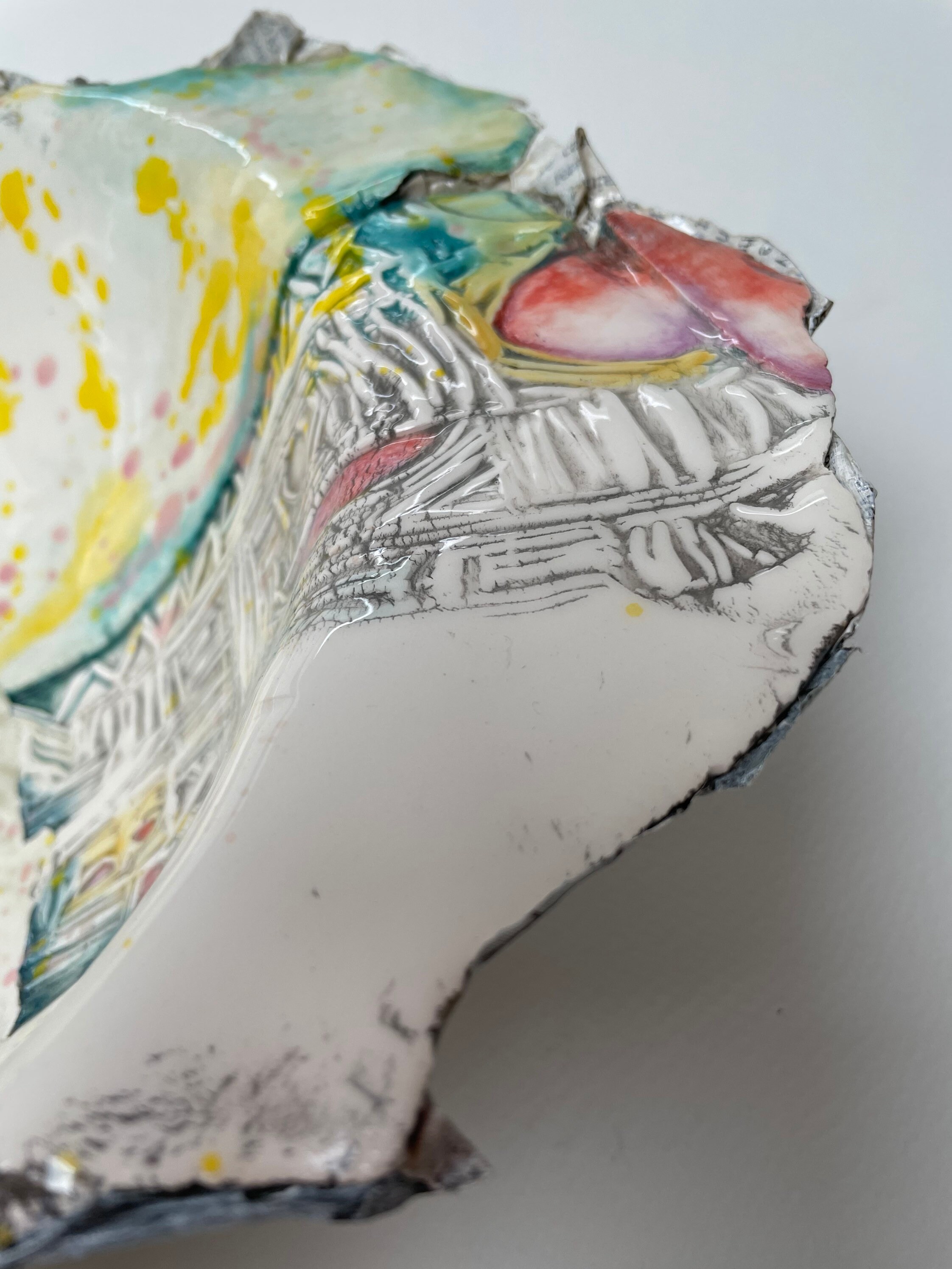 A Porcelain Bowl Hand Painted With Fish - Etsy