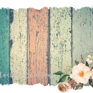 Sublimation Wood Background PNG Bundle, Planner Clip Art, Rustic ...