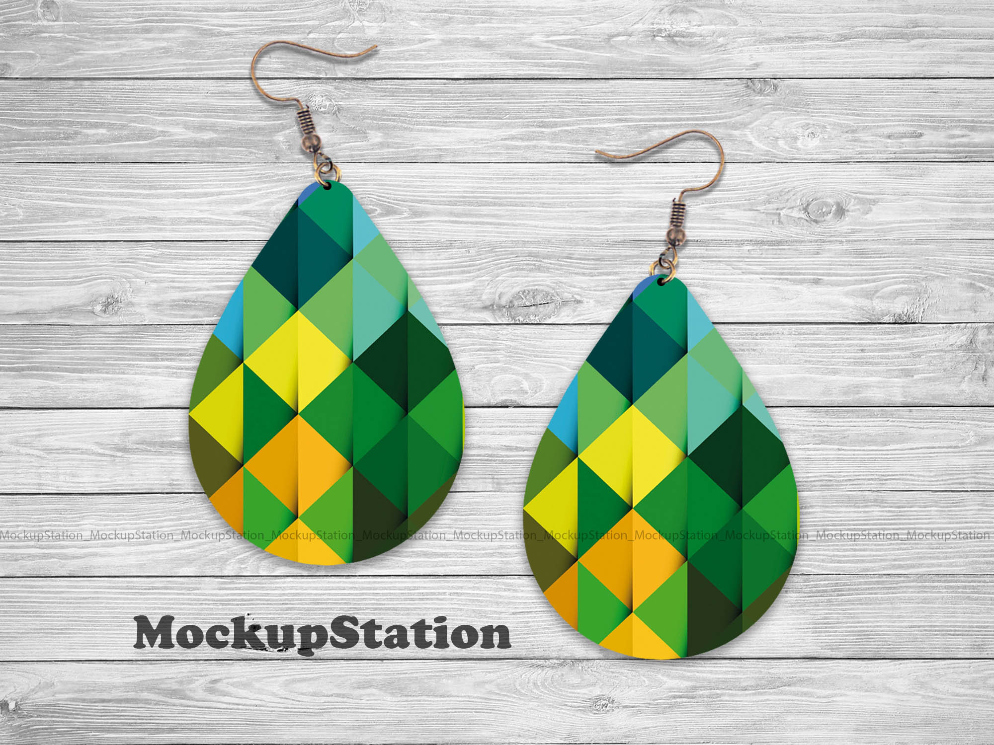 Teardrop Earring Sublimation Mockup PSD File Earring Display | Etsy Canada