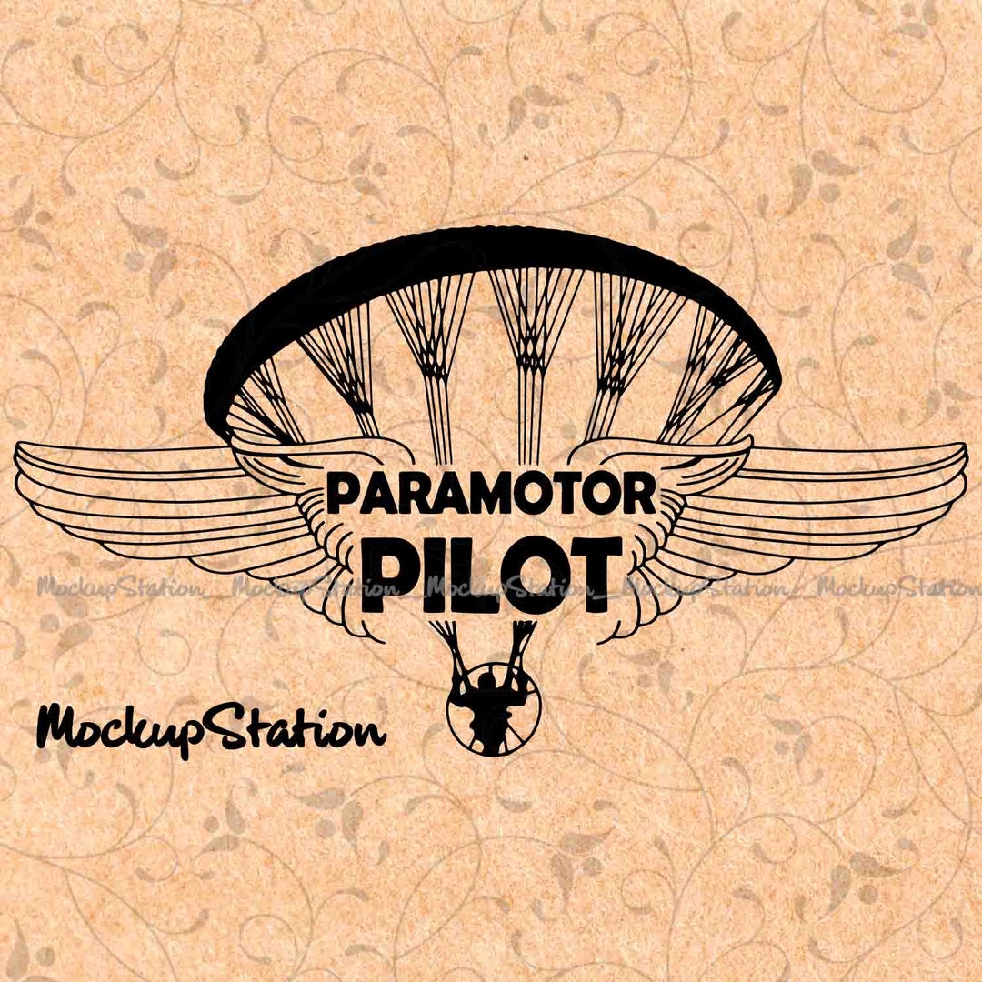 Paramotor Pilot Gift SVG DXF Ai Eps Paramotoring PNG Jpeg Pdf Scalable ...