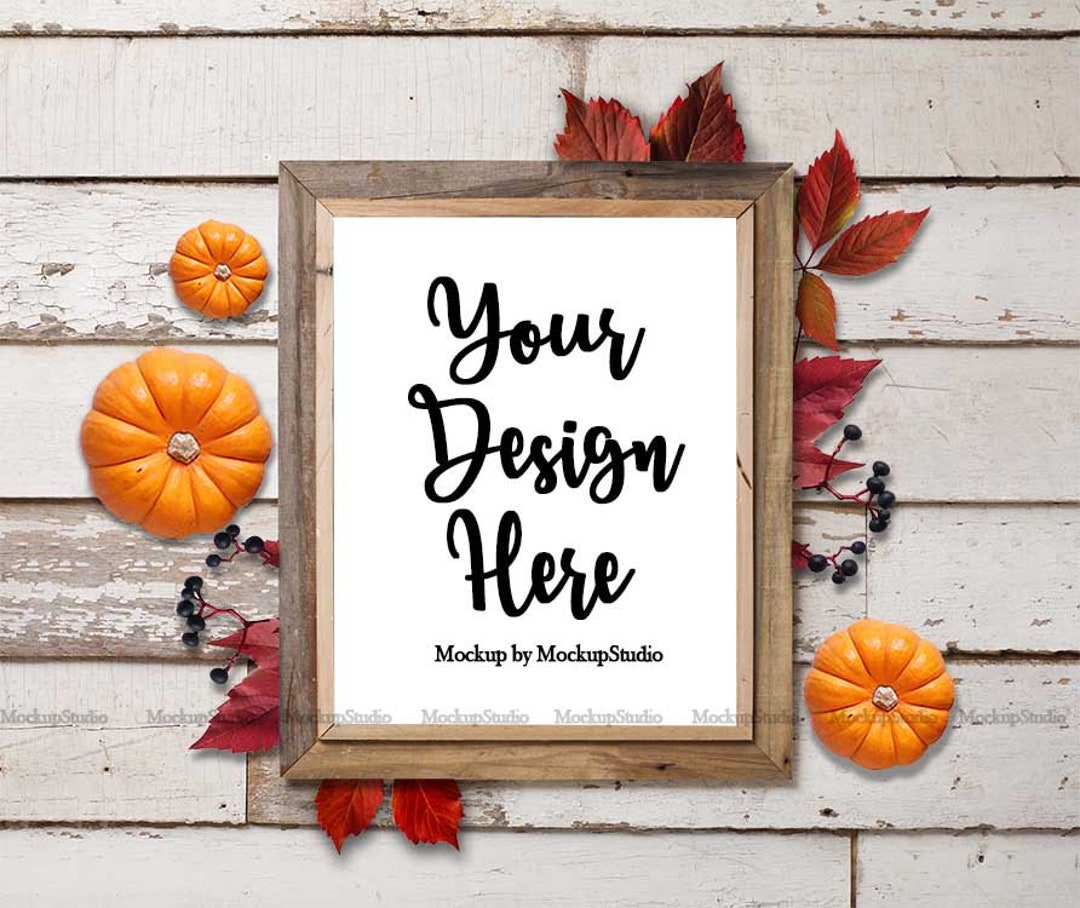 Fall Sign Mockup, Farm Wood Sign Mock Up, Autumn Farmhouse Sign Display ...