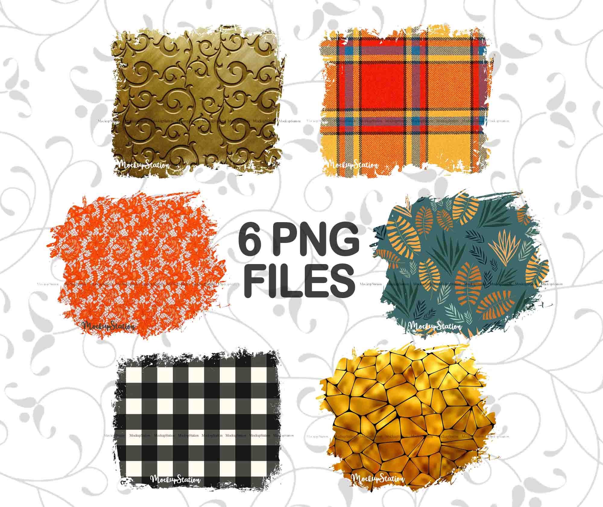 Fall Sublimation Background PNG Bundle Thanksgiving Frame | Etsy