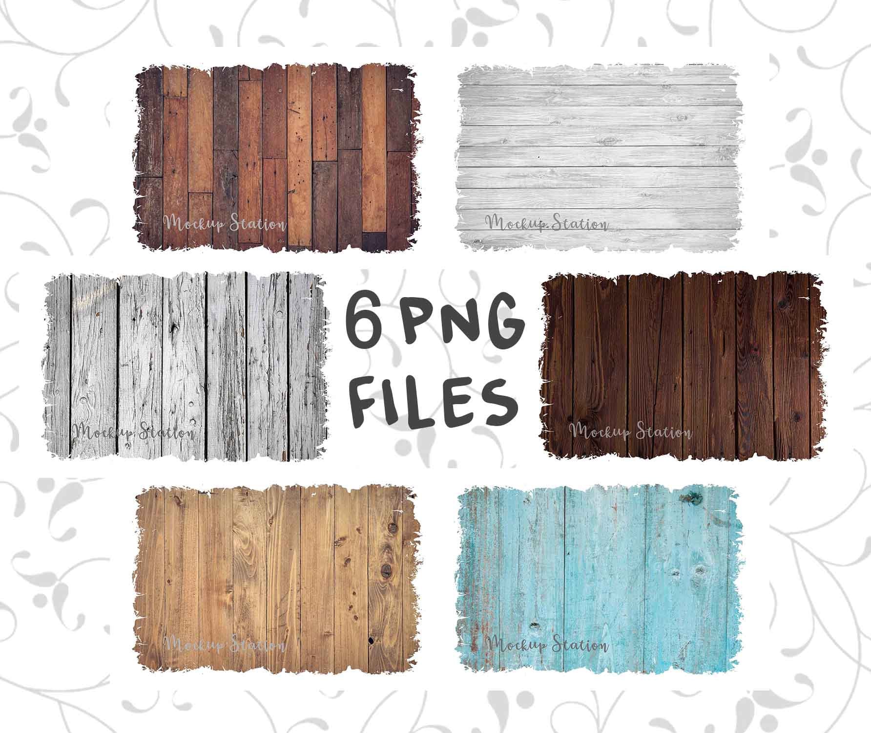 Wood Sublimation Frame Background PNG Bundle Rustic Graphic | Etsy UK