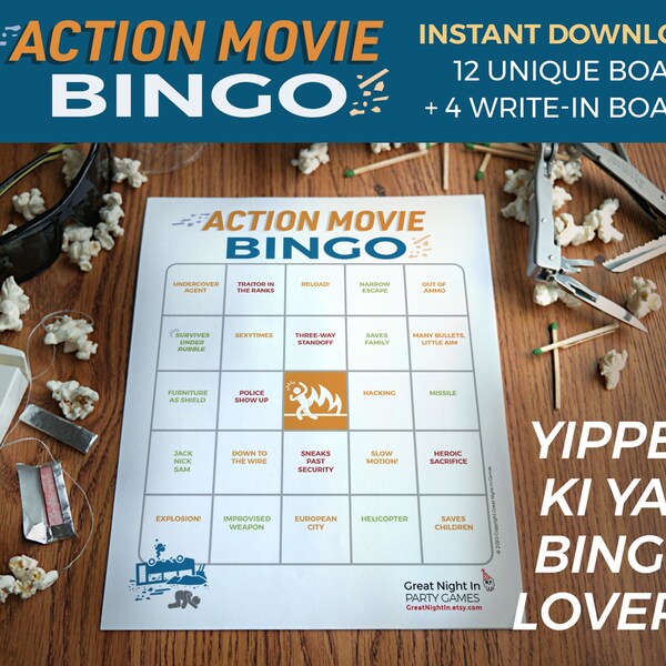 Movie Action Board - Etsy