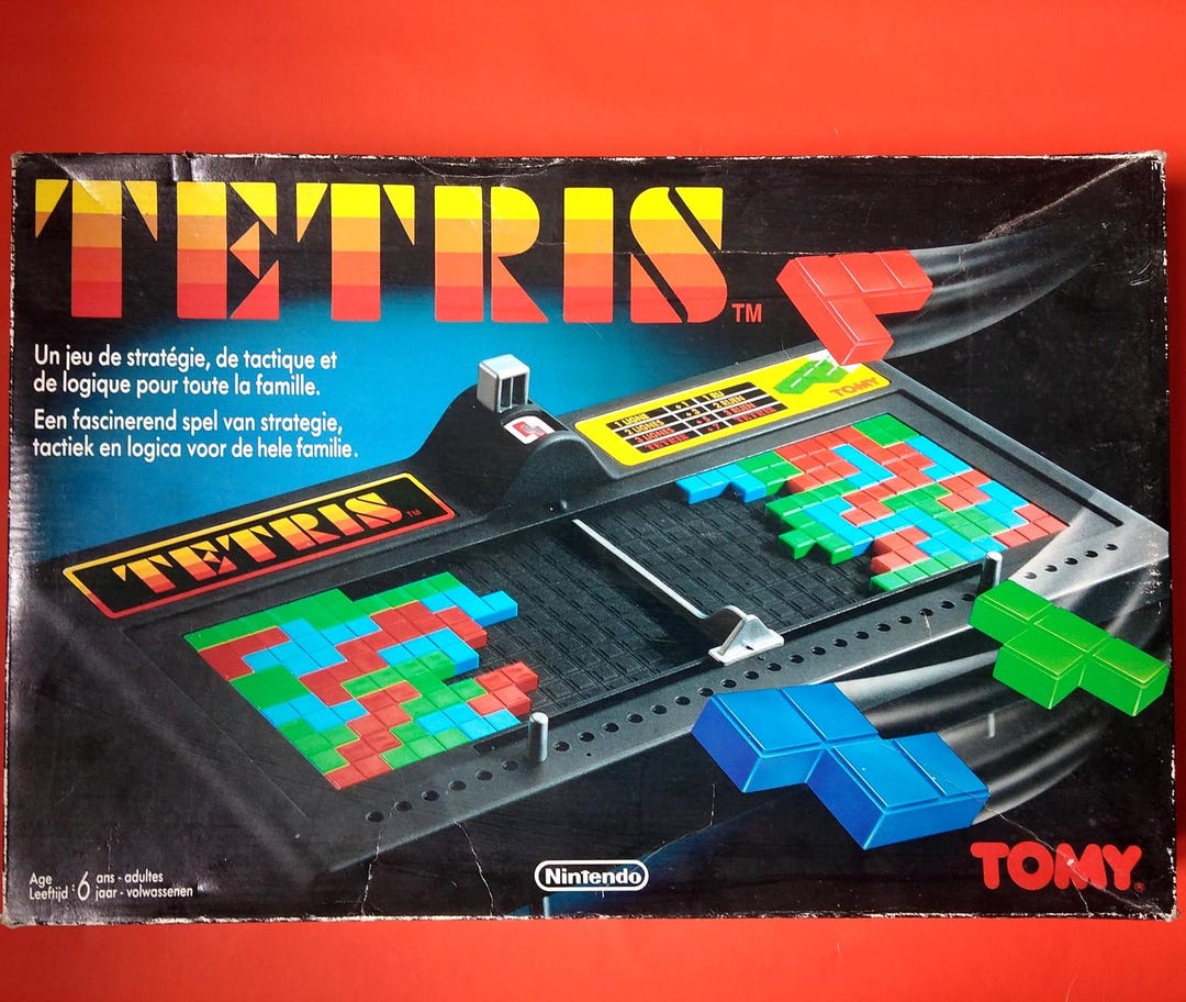 Vintage Tetris Board Game by Tomy & Nintendo - 1980s/90s Collectible - Etsy