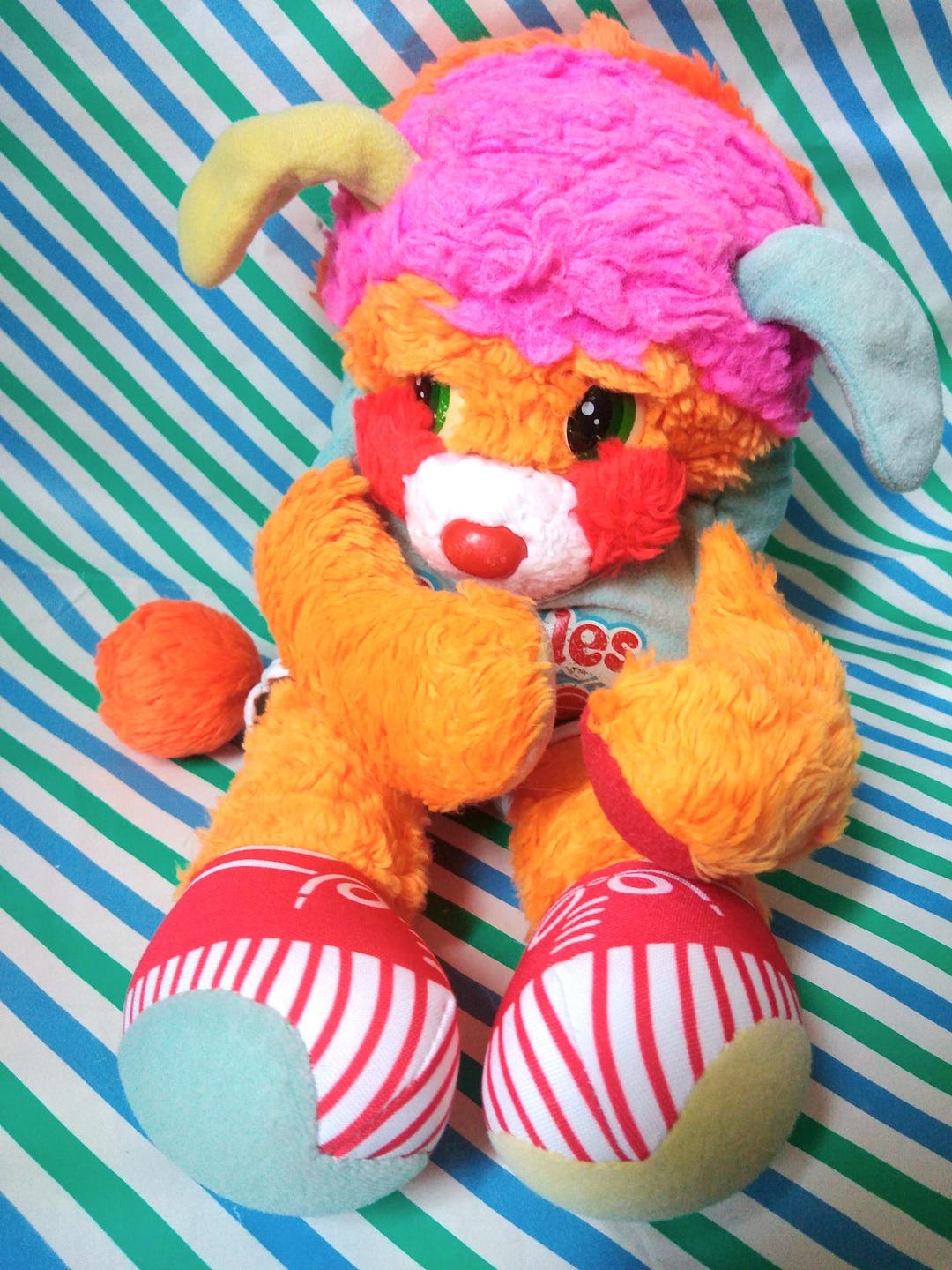 Vintage 1980s Popples Plush – Dunker Basketball Popple – Original ...
