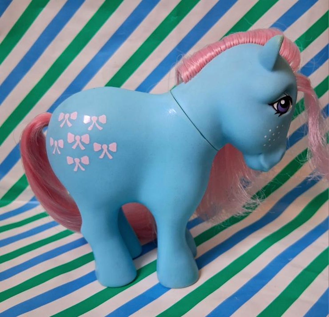My Little Pony G1 Bow Tie 1982 - Vintage 1980s Collectible - Etsy