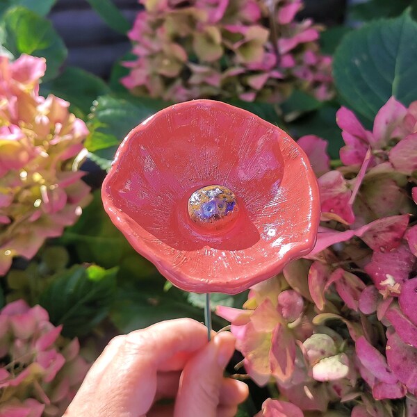 Ceramic Poppy - Etsy