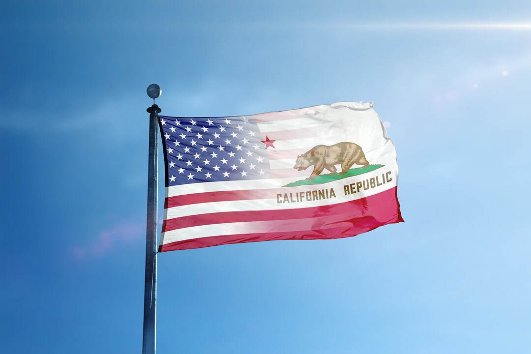 California American Flag Blend: Polyester With Brass Grommets - Etsy