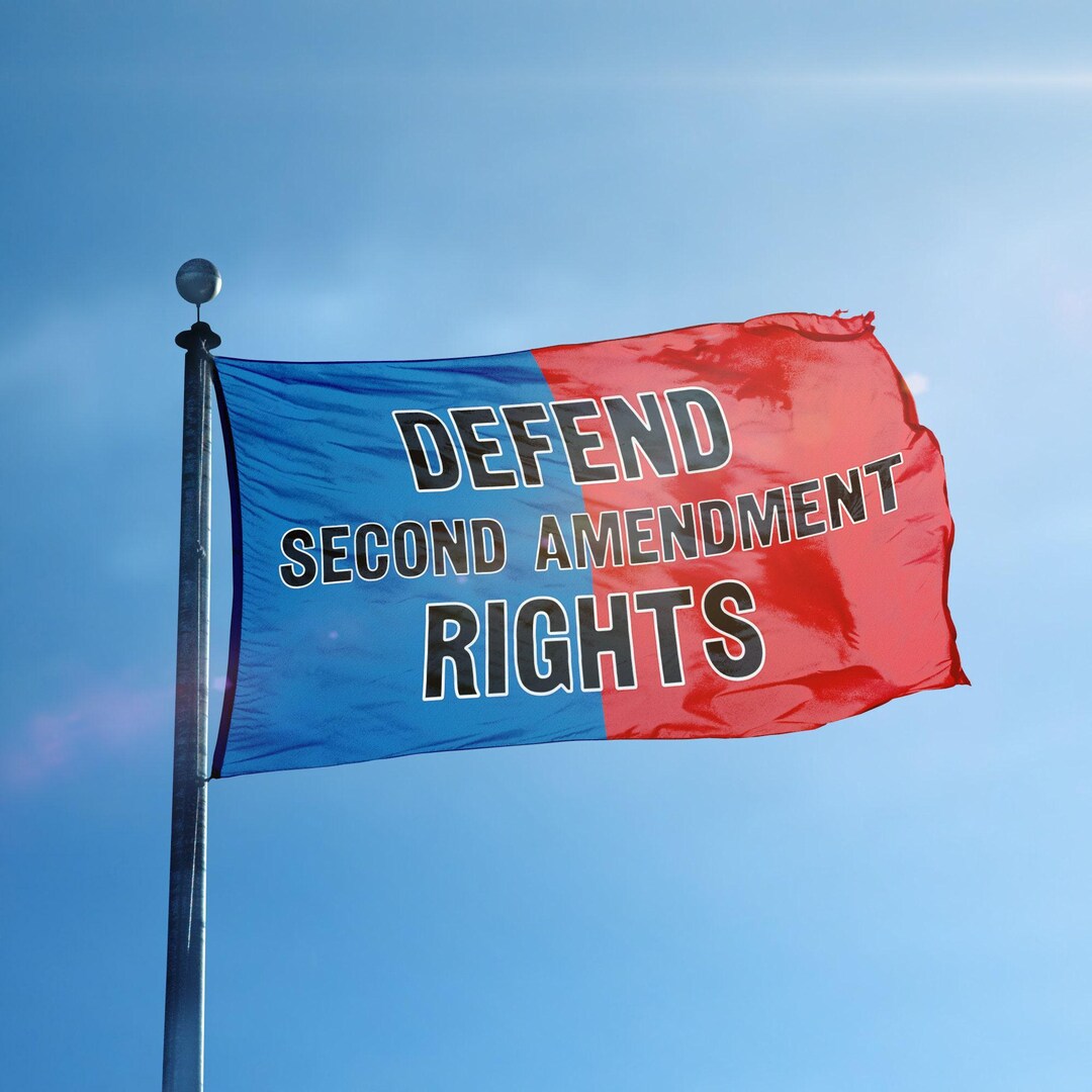 Defend Second Amendment Rights Flag - Polyester Indoor/outdoor Banner ...