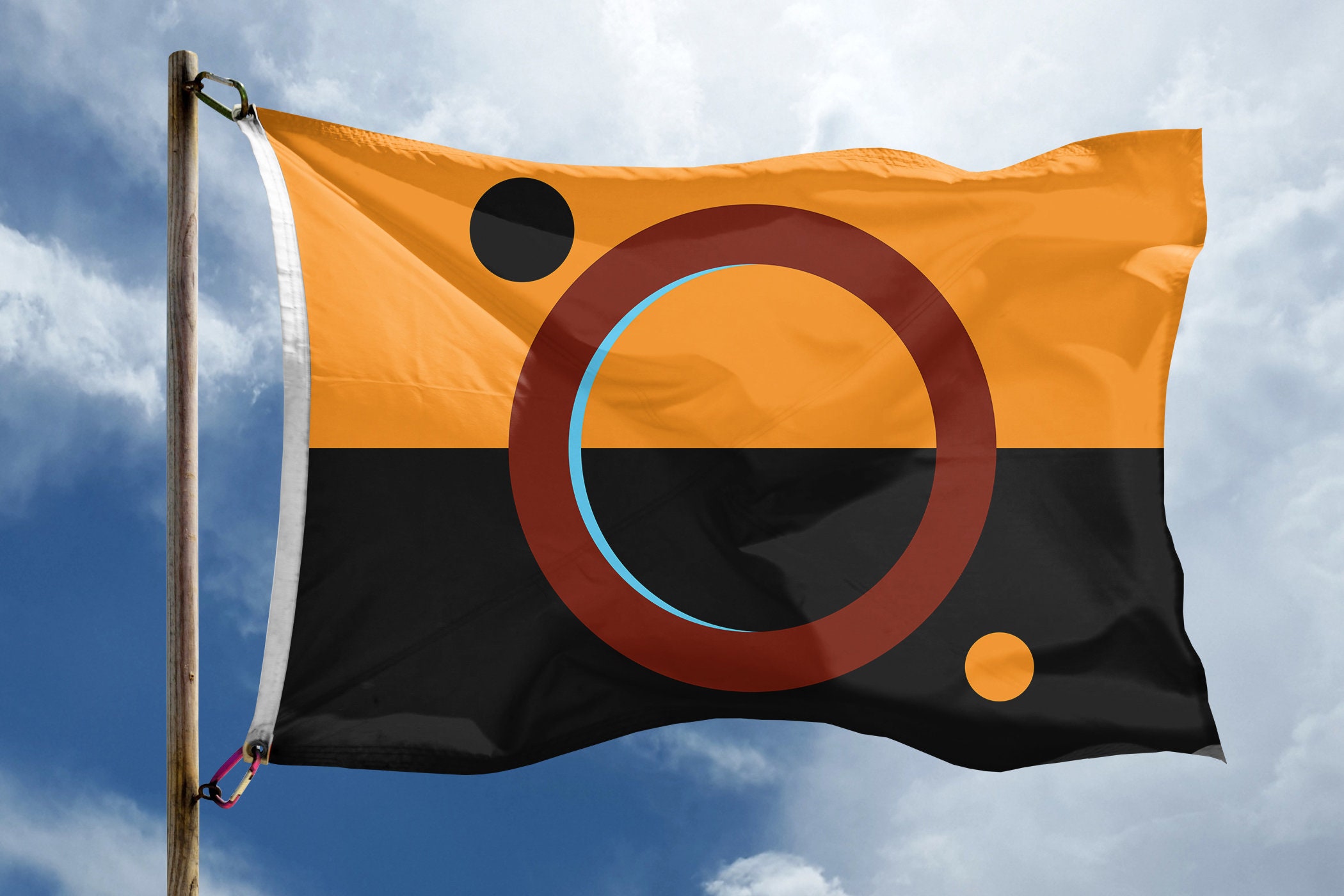 3x5 ft The Expanse Mars Republic Flag 100% Polyester Banner | Etsy