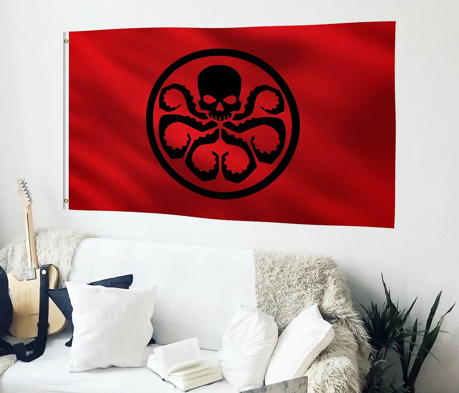 3x5 ft Hail Hydra Flag 100% Polyester Banner w/ Strong | Etsy