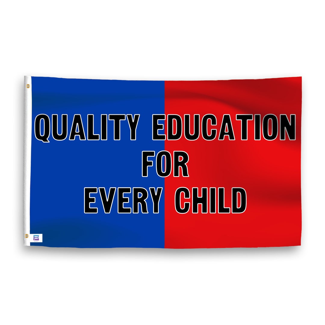 Education for Every Child Flag - 100% Polyester, Grommets or Sleeve ...