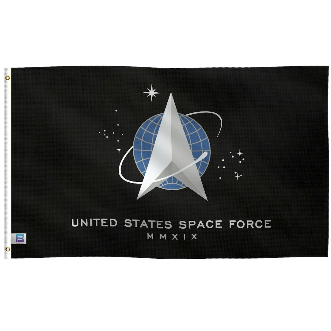 US Space Force Flag 100% Polyester W/ Brass Grommets - Etsy
